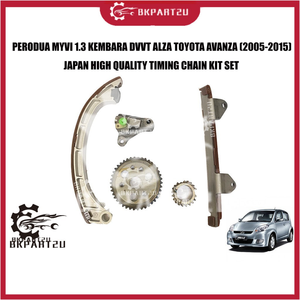 PERODUA MYVI KEMBARA DVVT ALZA TOYOTA AVANZA 1.3 (2005-2015) TIMING CH ...