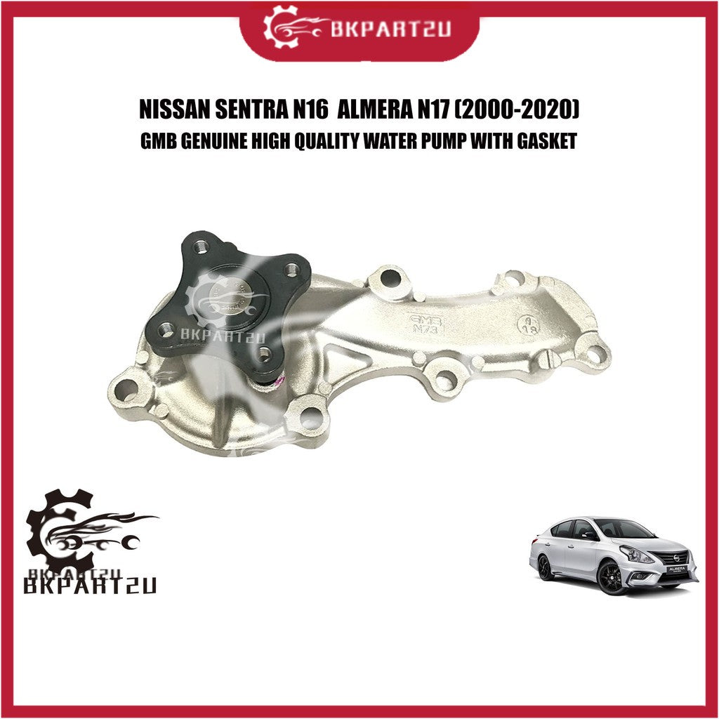NISSAN SENTRA N16 ALMERA N17 (2000-2020) WATER PUMP MADE BY GMB WATER ...