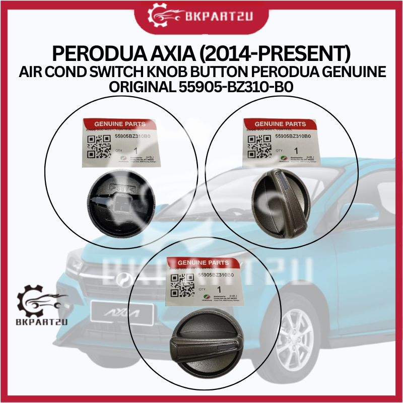 PERODUA AXIA (2014-PRESENT) AIR COND SWITCH KNOB BUTTON PERODUA GENUIN ...