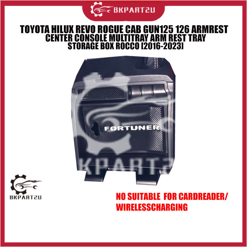TOYOTA HILUX REVO ROGUE CAB GUN125 126 ARMREST CENTER CONSOLE MULTITRA ...
