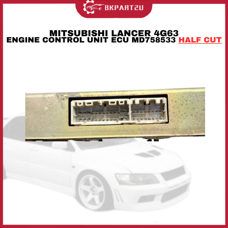 MITSUBISHI LANCER 4G63 ENGINE CONTROL UNIT ECU MD758533 HALF CUT – bkpart2u