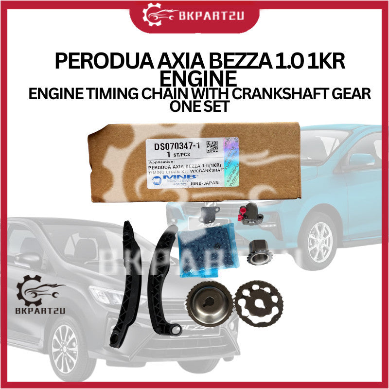 PERODUA AXIA BEZZA 1.0 1KR ENGINE ENGINE TIMING CHAIN WITH CRANKSHAFT ...